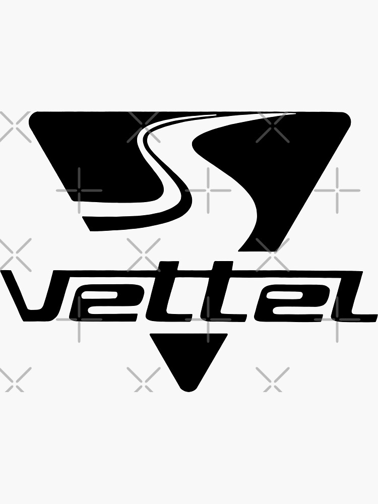 "Sebastian Vettel logo" Sticker for Sale by multi-21 | Redbubble