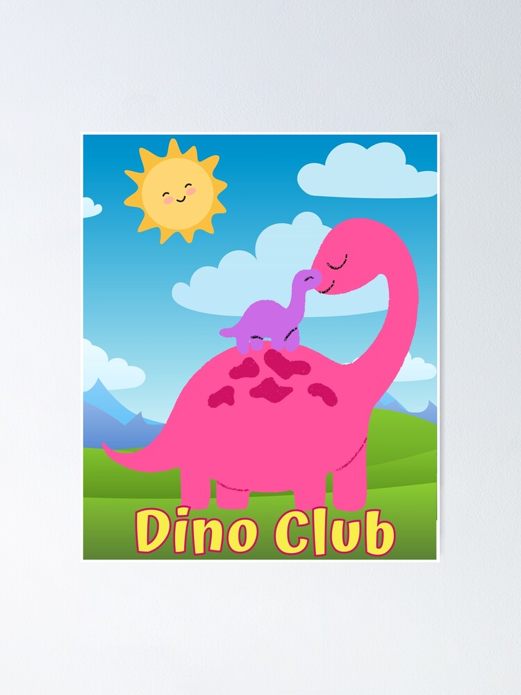 "Dino Club" Poster for Sale by FXR-Designs | Redbubble