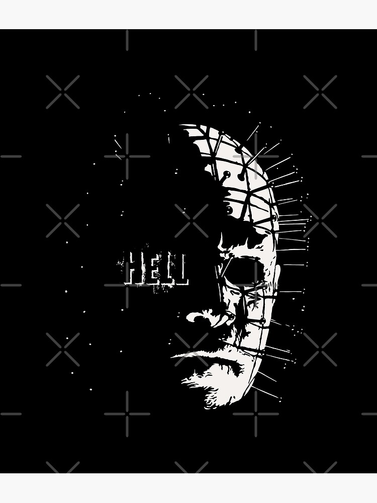 "Hellraiser Pinhead white" Poster for Sale by LapinMagnetik | Redbubble