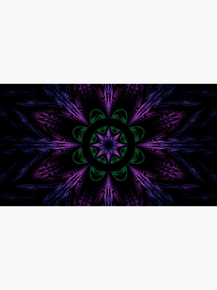 "Trippy Distorted Star Fractal Artwork" Sticker for Sale by ...