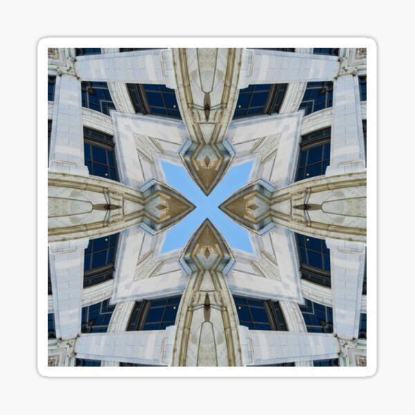 "The Escher Mix - Navy Blue and Beige" Sticker for Sale by ArtnDesignCo ...