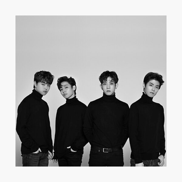 Lámina fotográfica «The Rose boy band álbum infantil coreano Black Rose The Rose She's in the ...