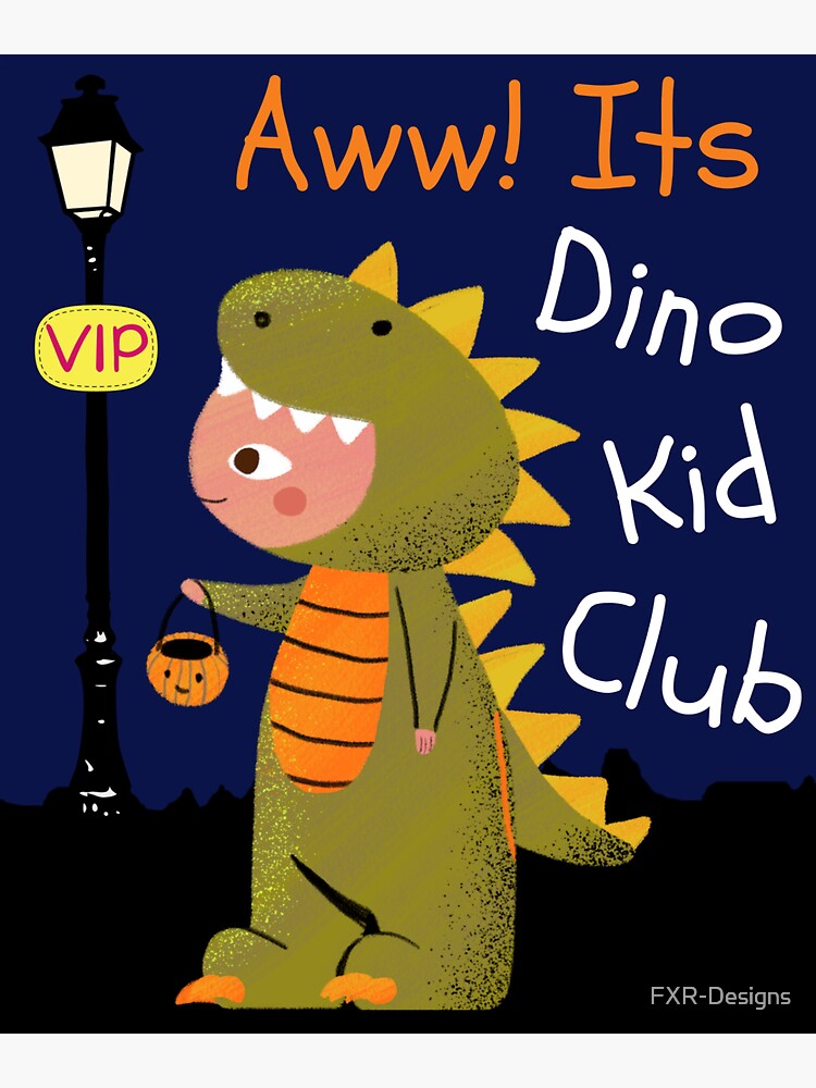 "DINO KIDS CLUB" Sticker for Sale by FXR-Designs | Redbubble