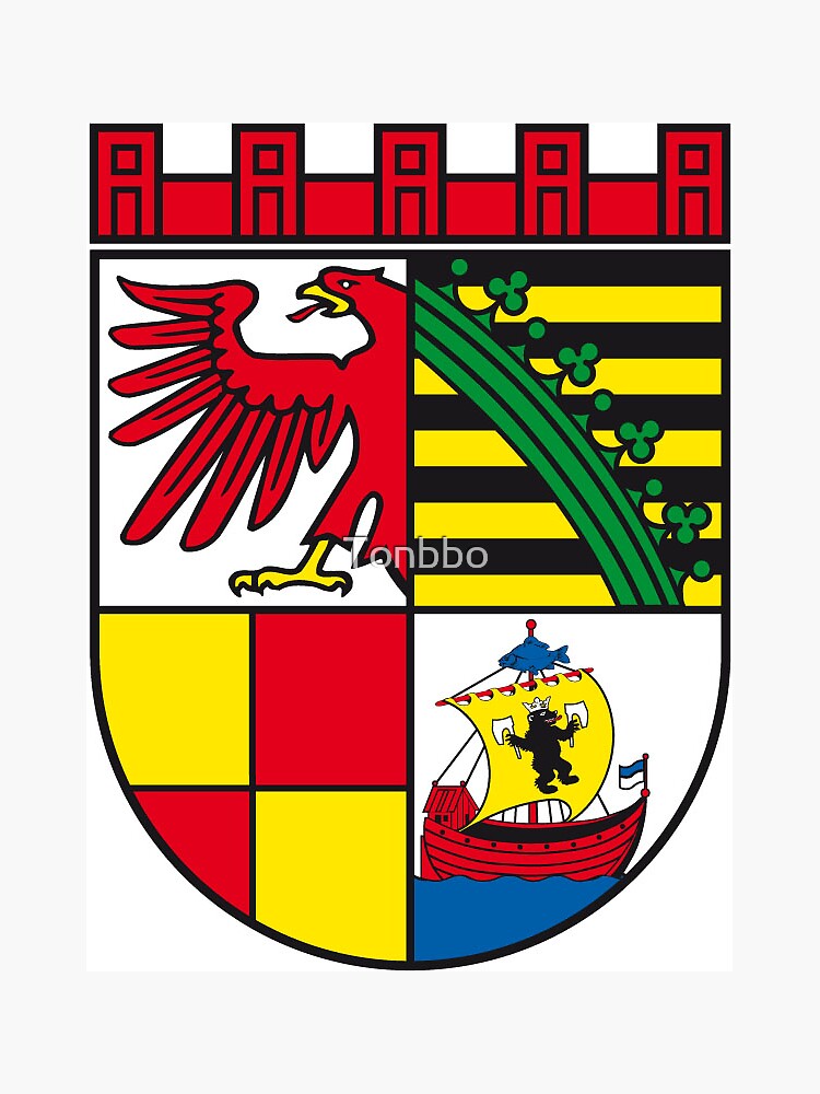 "Dessau-Roßlau Coat of Arms, Germany" Sticker for Sale by Tonbbo ...