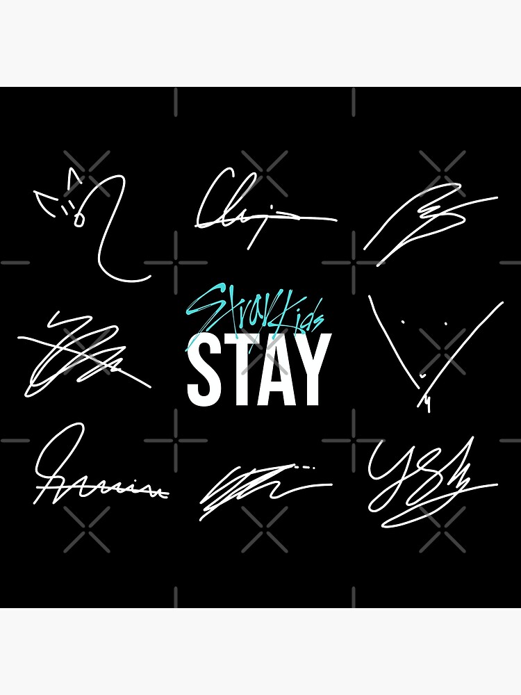 "Stray Kids SIGNATURES" Poster for Sale by Chaeyoung21 | Redbubble