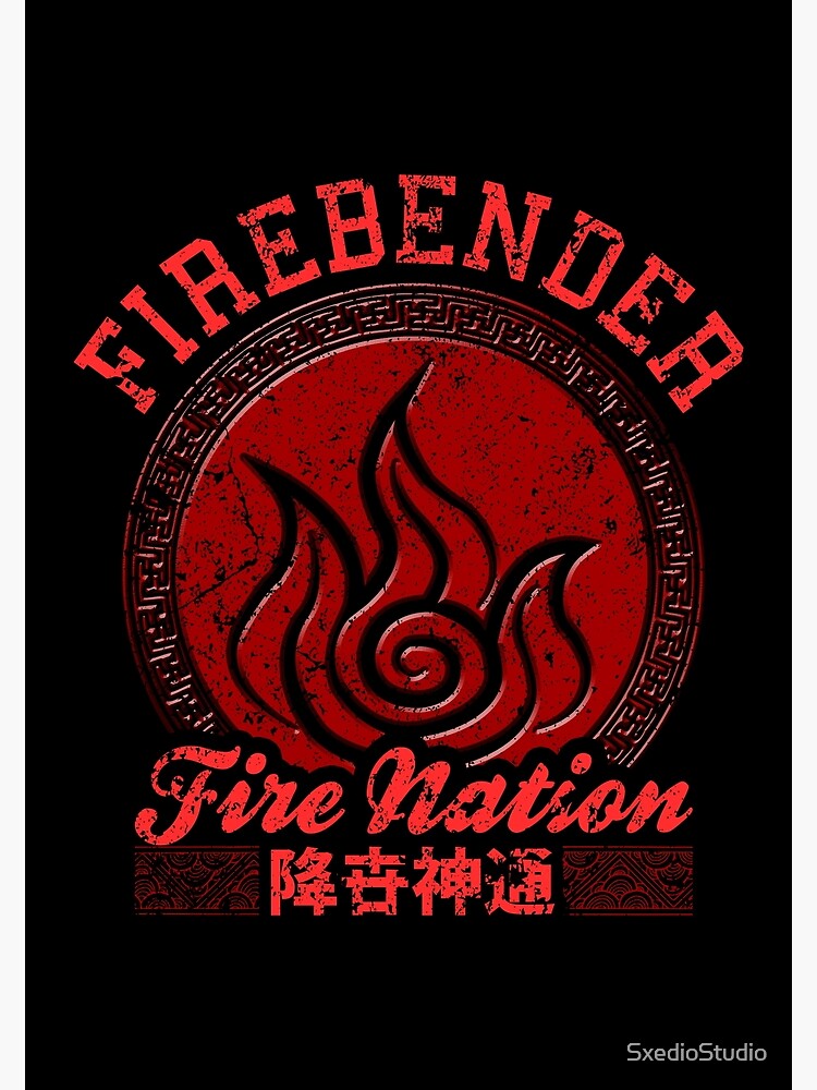 "Firebender" Poster by SxedioStudio | Redbubble