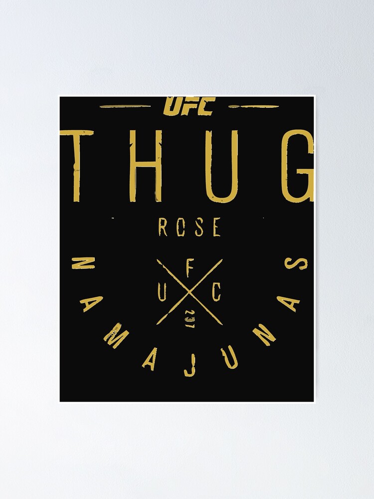"thug rose namajunas ufc mma" Poster for Sale by VanessaSpurlinz ...