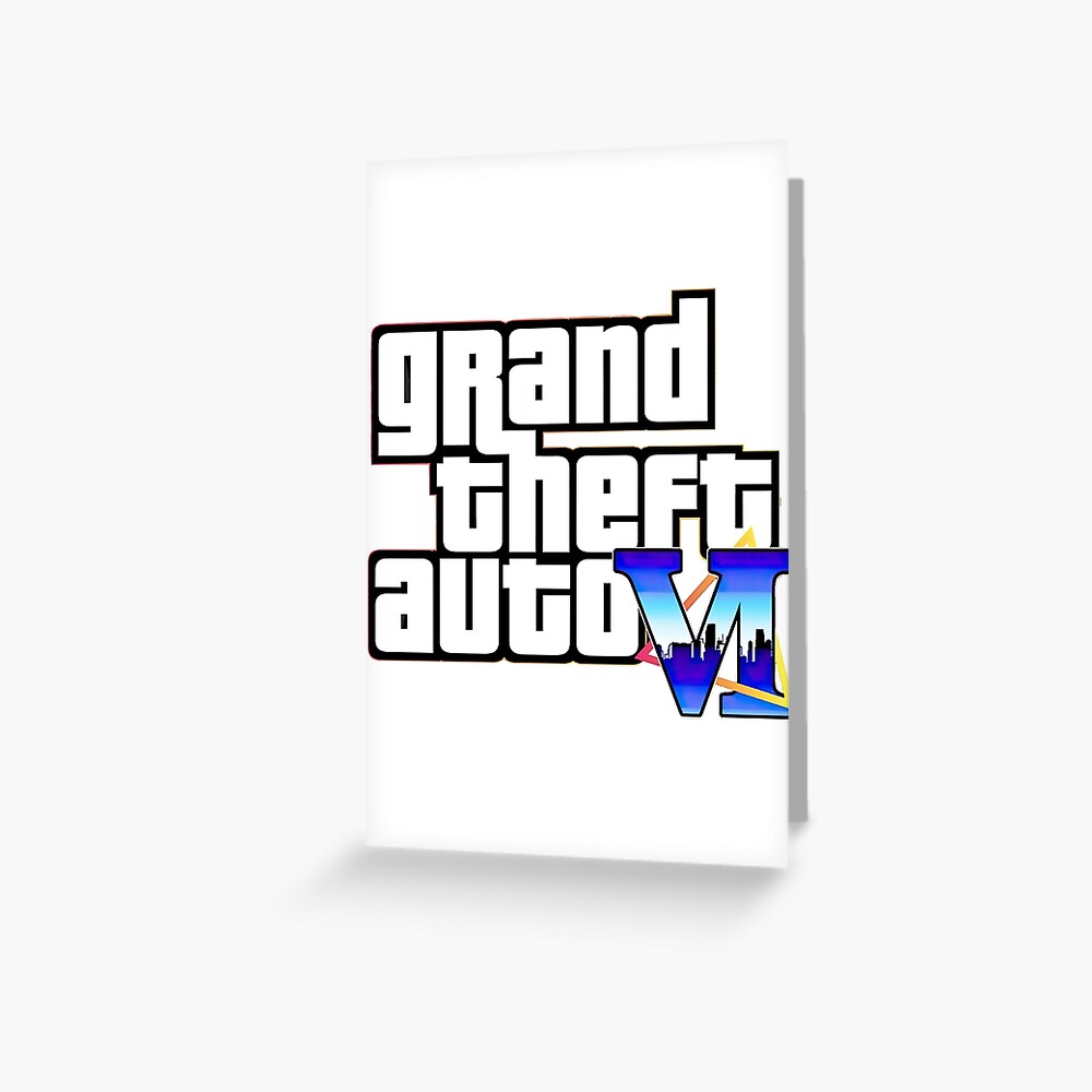 "GTA 6 Logo" Greeting Card for Sale by CliffTamas | Redbubble