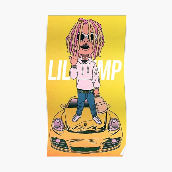 "lil pump" Poster for Sale by bakolepuna | Redbubble