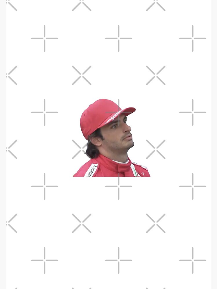 "Carlos Sainz Reaction meme" Spiral Notebook for Sale by KingFloki ...