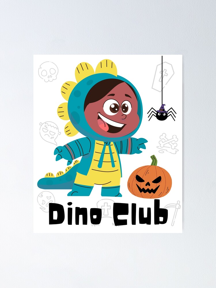 "DINO CLUB" Poster for Sale by FXR-Designs | Redbubble
