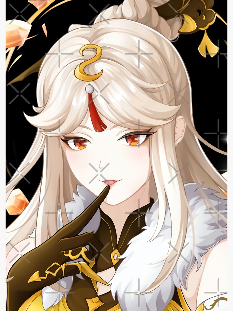 "Ningguang Genshin Impact Design Fanart" Sticker for Sale by valekun ...