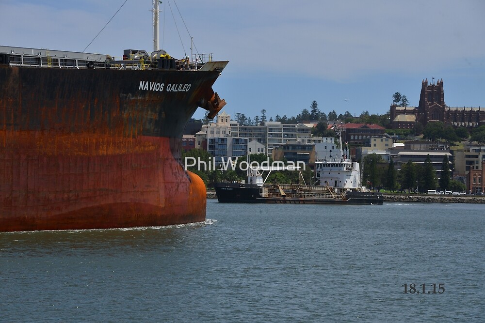 "NAVIOS GALILEO COAL CARGO SHIP" by Phil Woodman | Redbubble