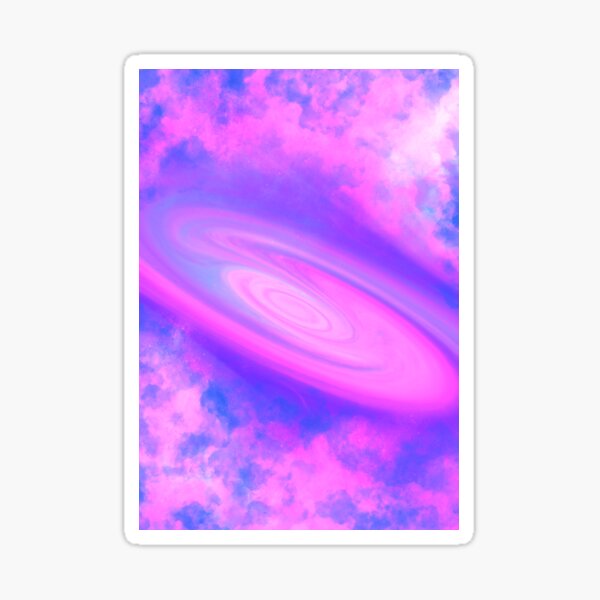 "Pink Milky Way " Sticker for Sale by Universal8 | Redbubble