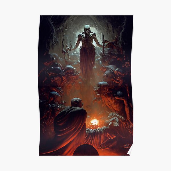 "The Birth of a Necromancer" Poster for Sale by ErianAndre | Redbubble