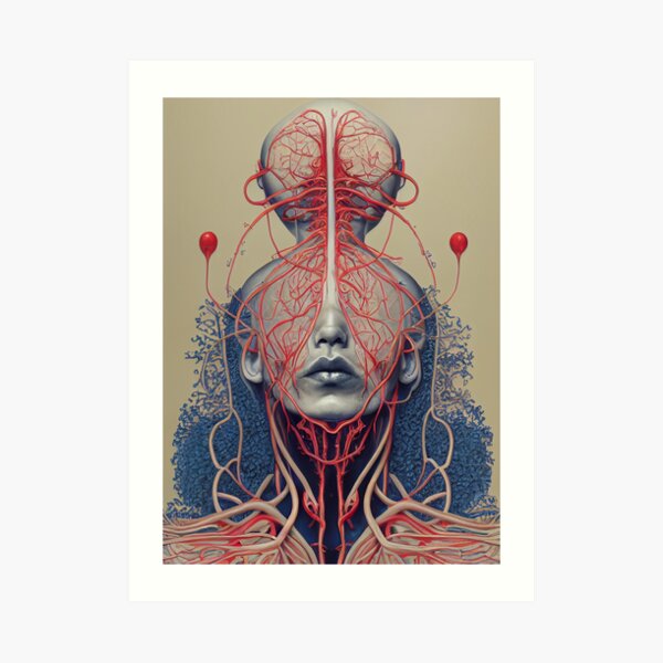 "Human Circulatory System" Art Print for Sale by Vrick | Redbubble