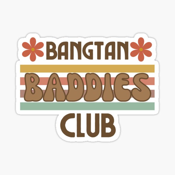 "Bangtan Baddies Sticker" Sticker for Sale by letsgetsticky | Redbubble