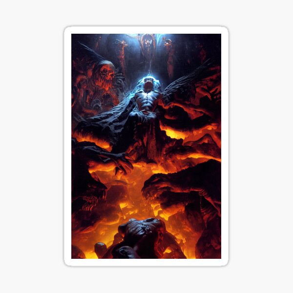 "The Birth of a Necromancer" Sticker for Sale by ErianAndre | Redbubble