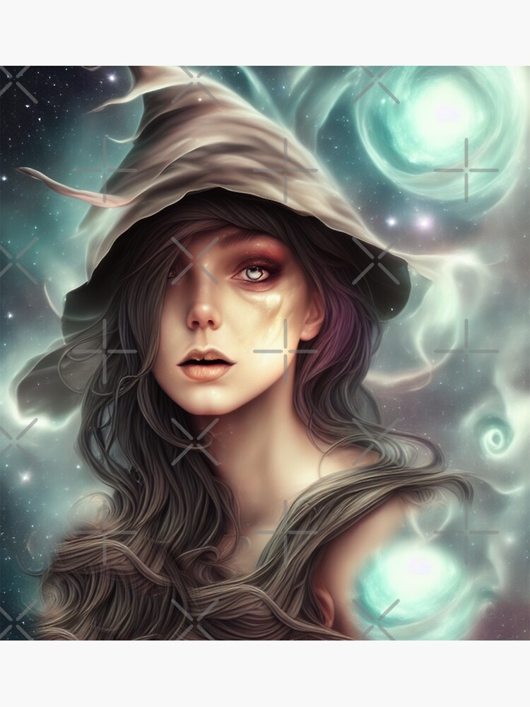 "Magical Girl Pretty Girl Artwork Beautiful Girl Art Witchy Girl Wicca ...