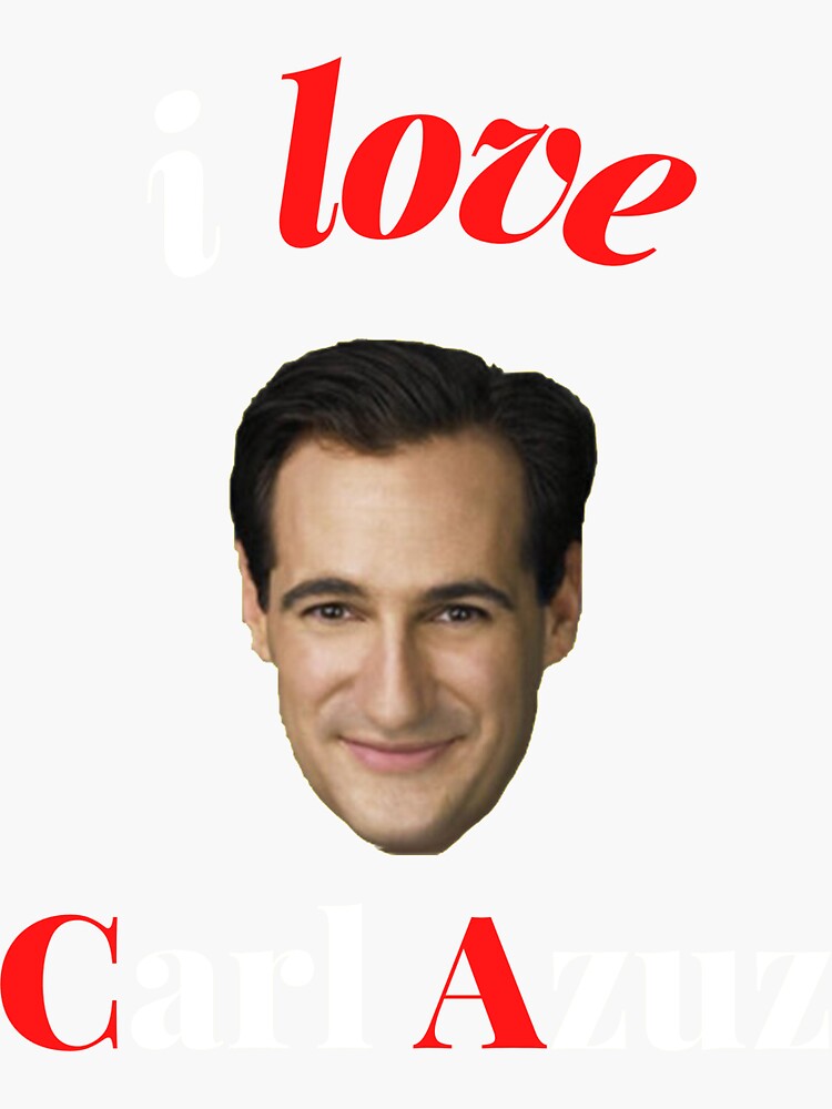 "Carl Azuz" Sticker for Sale by Mood-Artist | Redbubble