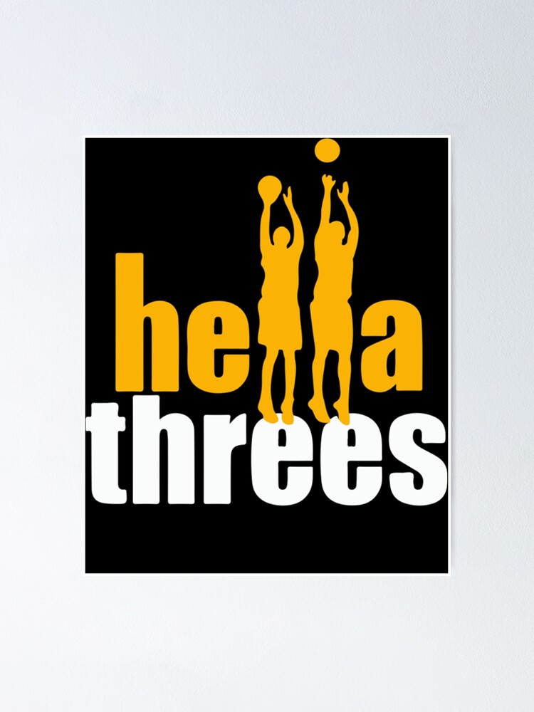 "Hella threes" Poster for Sale by ChristinaAlvara | Redbubble