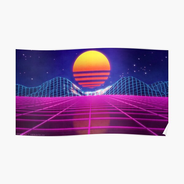 "Vaporwave Synthwave Retrowave" Poster for Sale by BienThings | Redbubble