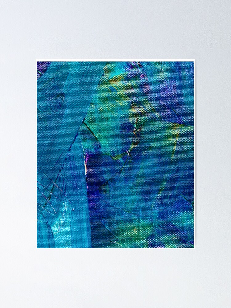 "art blue drawing" Poster for Sale by macarten | Redbubble