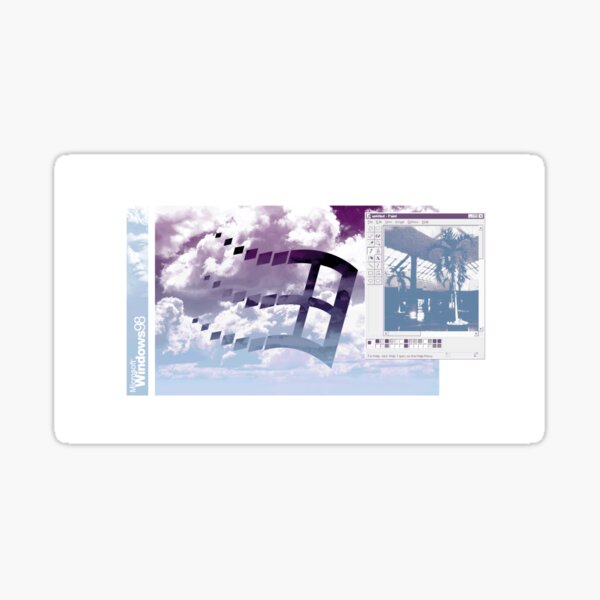 "Vaporwave Windows 95" Sticker for Sale by BienThings | Redbubble