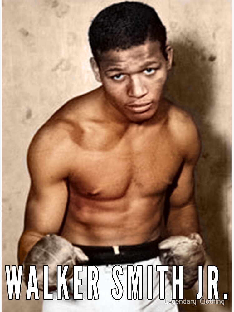 "Sugar Ray Robinson "Walker Smith Jr." - Boxing Legend Colorized" Poster for Sale by ...