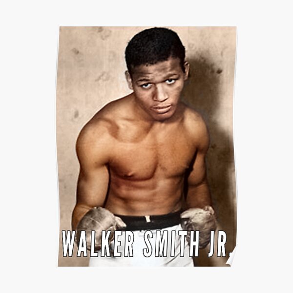 "Sugar Ray Robinson "Walker Smith Jr." - Boxing Legend Colorized ...