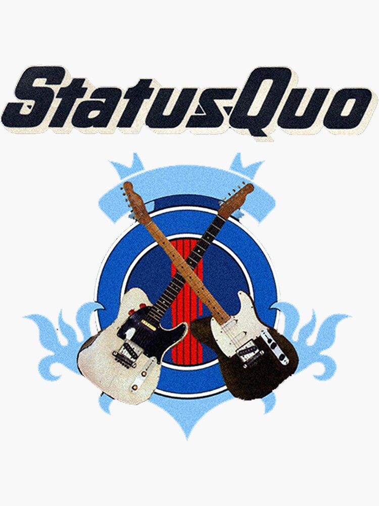 "Groupe Status Quo" Sticker for Sale by CTRLA | Redbubble