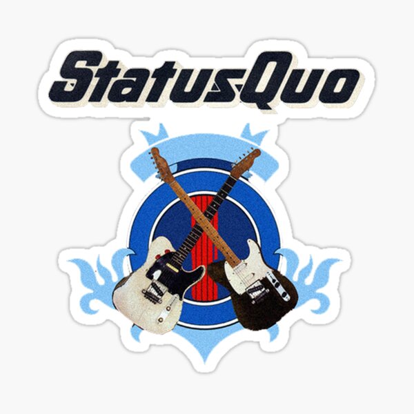 "Groupe Status Quo" Sticker for Sale by CTRLA | Redbubble