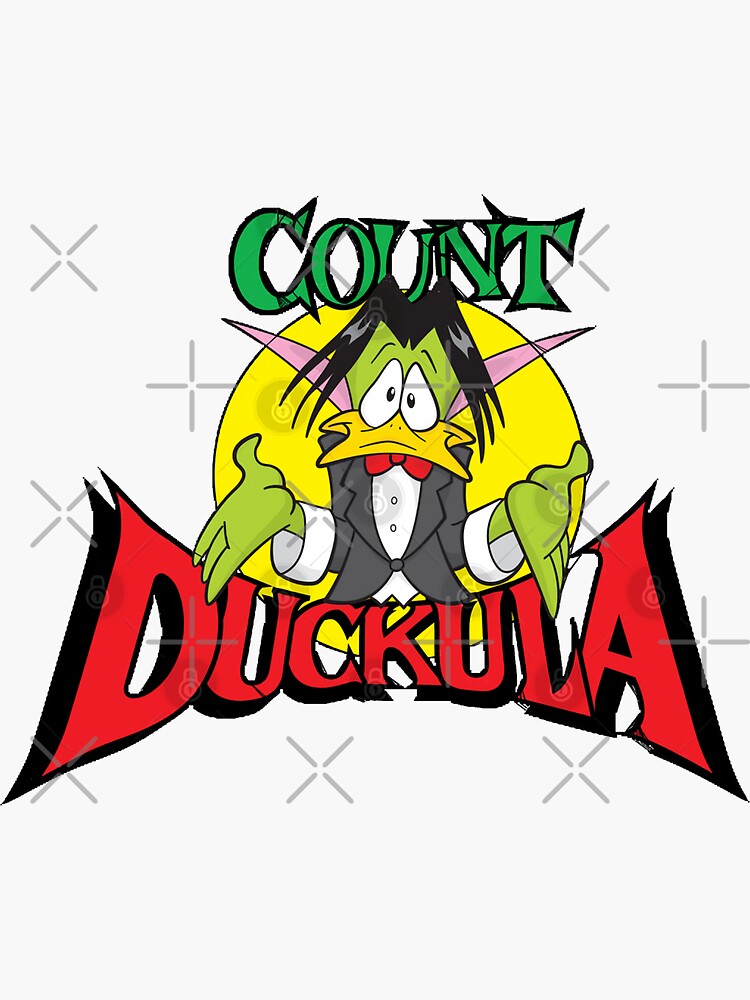 "Gifts Idea Count Duckula Gift For Fan" Sticker for Sale by ...