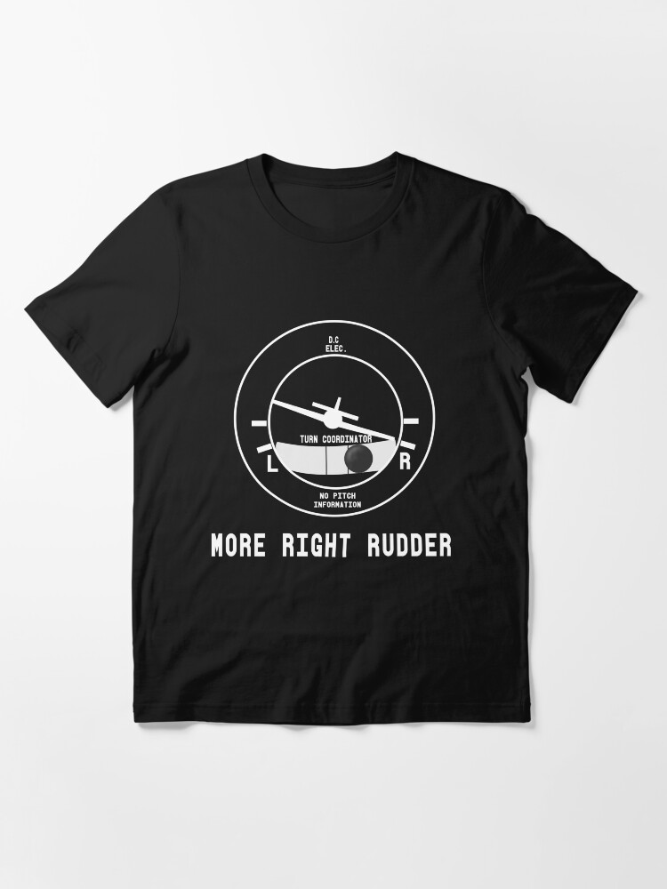 "More Right Rudder CFI Flight Instructor Design" T-shirt for Sale by ...