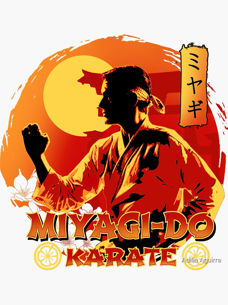 "miyagi dojo " Sticker for Sale by raphaelaalfaro | Redbubble