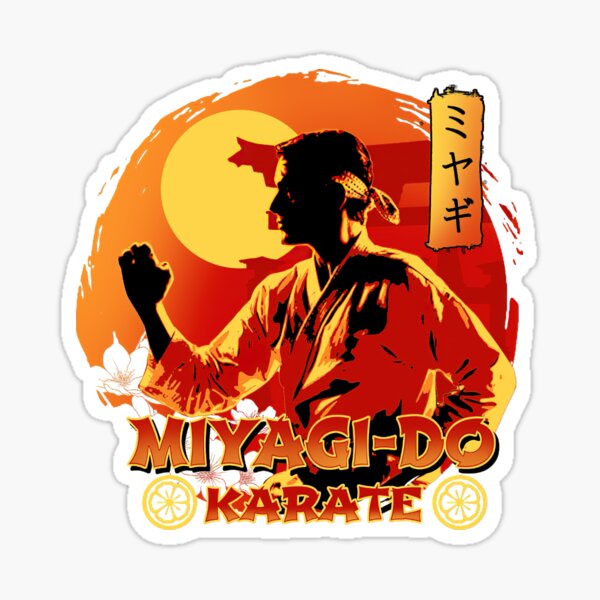 "miyagi dojo " Sticker for Sale by raphaelaalfaro | Redbubble
