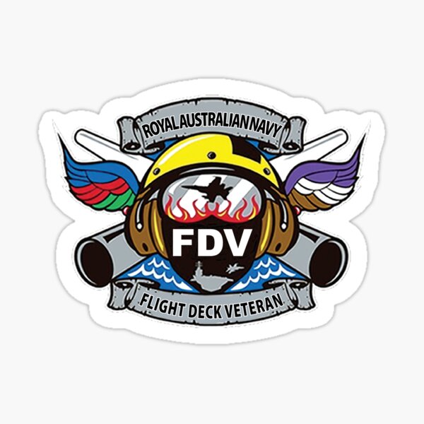 "RB - Flight Deck Veteran - RAN Navy Sticker" Sticker for Sale by ...