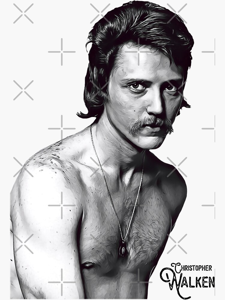 "Great Model Christopher Walken Cool Graphic Gift" Sticker for Sale by ...