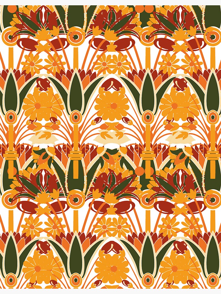 "Traditional patterns" Sticker for Sale by MYWMC | Redbubble