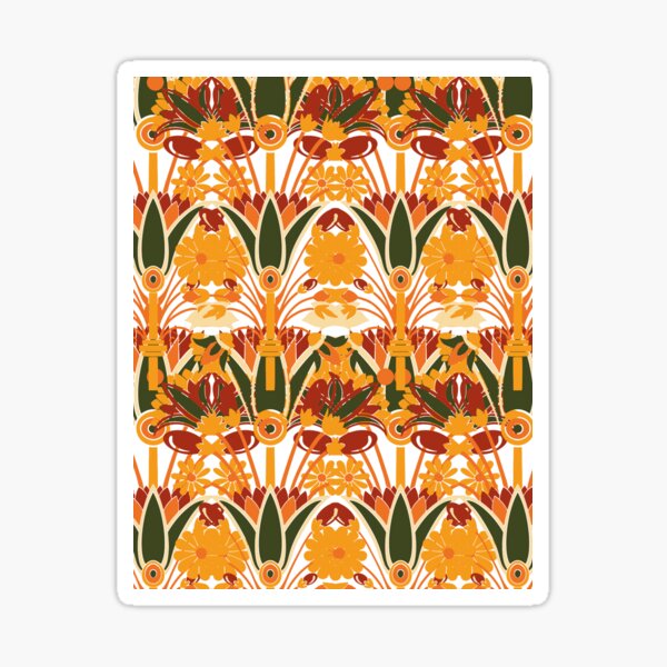 "Traditional patterns" Sticker for Sale by MYWMC | Redbubble