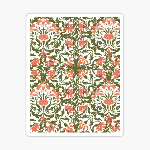 "Traditional patterns" Sticker for Sale by MYWMC | Redbubble