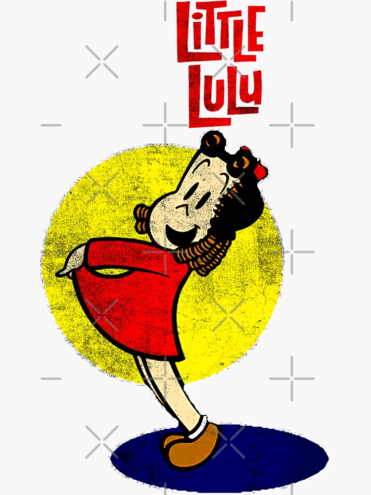"Distressde Little Lulu Retro" Sticker for Sale by dirtybootsstore ...