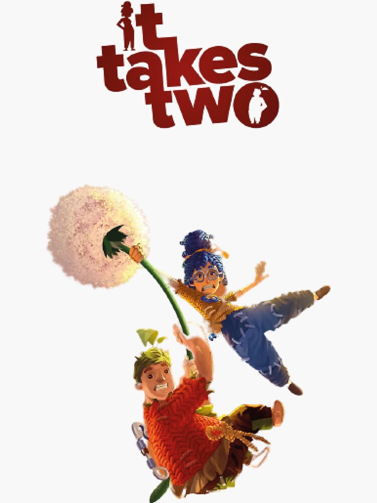 "It Takes Two game" Sticker for Sale by cireabrad | Redbubble