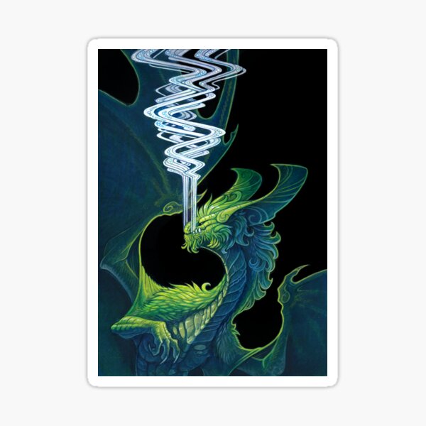 "smoke" Sticker for Sale by drachenmagier | Redbubble