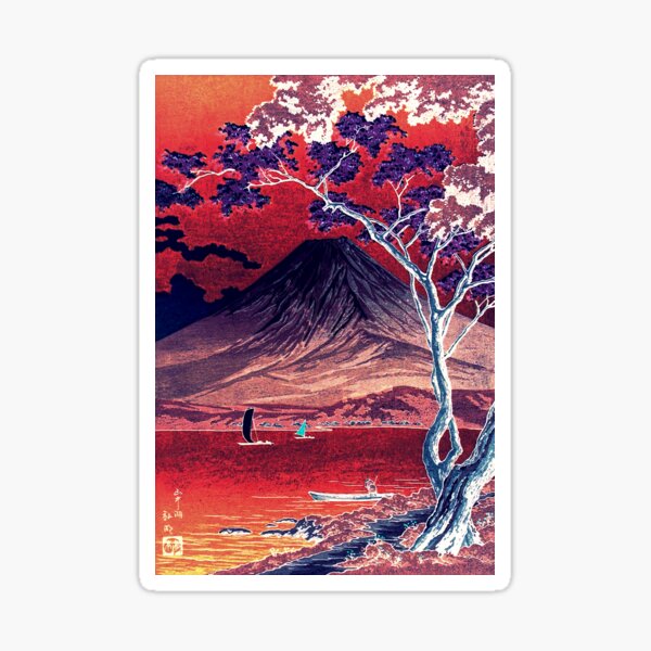 "Hiroaki Takahashi Mountain Inverse" Sticker for Sale by NGHAM | Redbubble