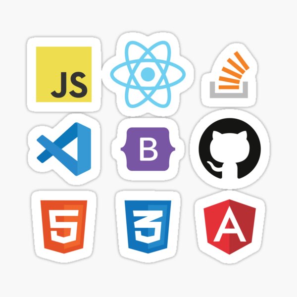 "Front-End roadmap Developer pack" Sticker for Sale by Mheart | Redbubble