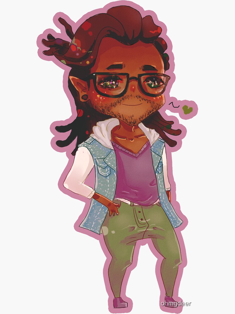 "Dream Daddy Mat Sella" Sticker for Sale by ohmydeer | Redbubble