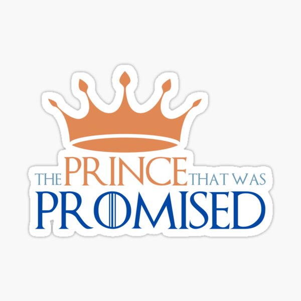 "The Prince That Was Promised" Sticker for Sale by berrygoodnight ...