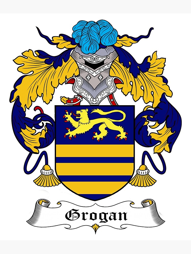"GROGAN FAMILY CREST" Poster for Sale by CathalDevlin | Redbubble