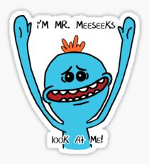 Mr Meeseeks: Stickers | Redbubble